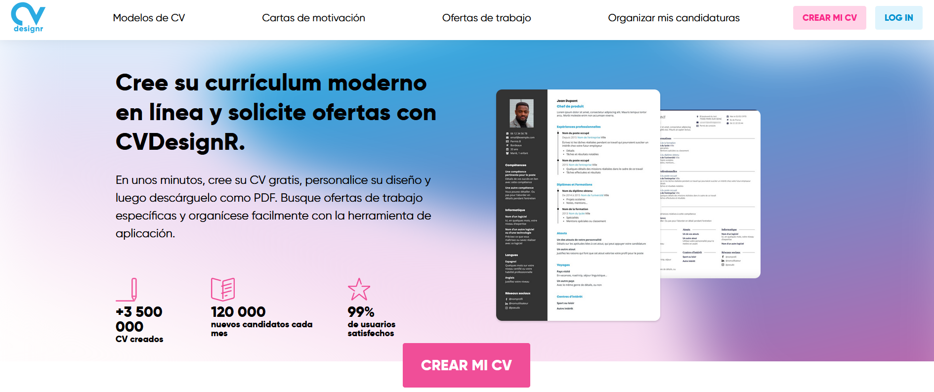 Las 5 Mejores Páginas Para Crear Tu CV Online Gratis - Modelos De CV